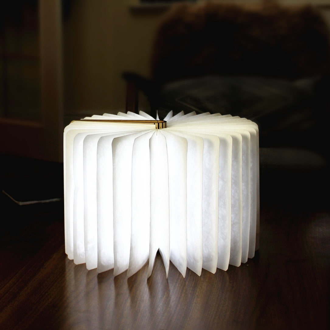 Rechargeable Book-Shaped Lamp | Portable Lighting — designist
